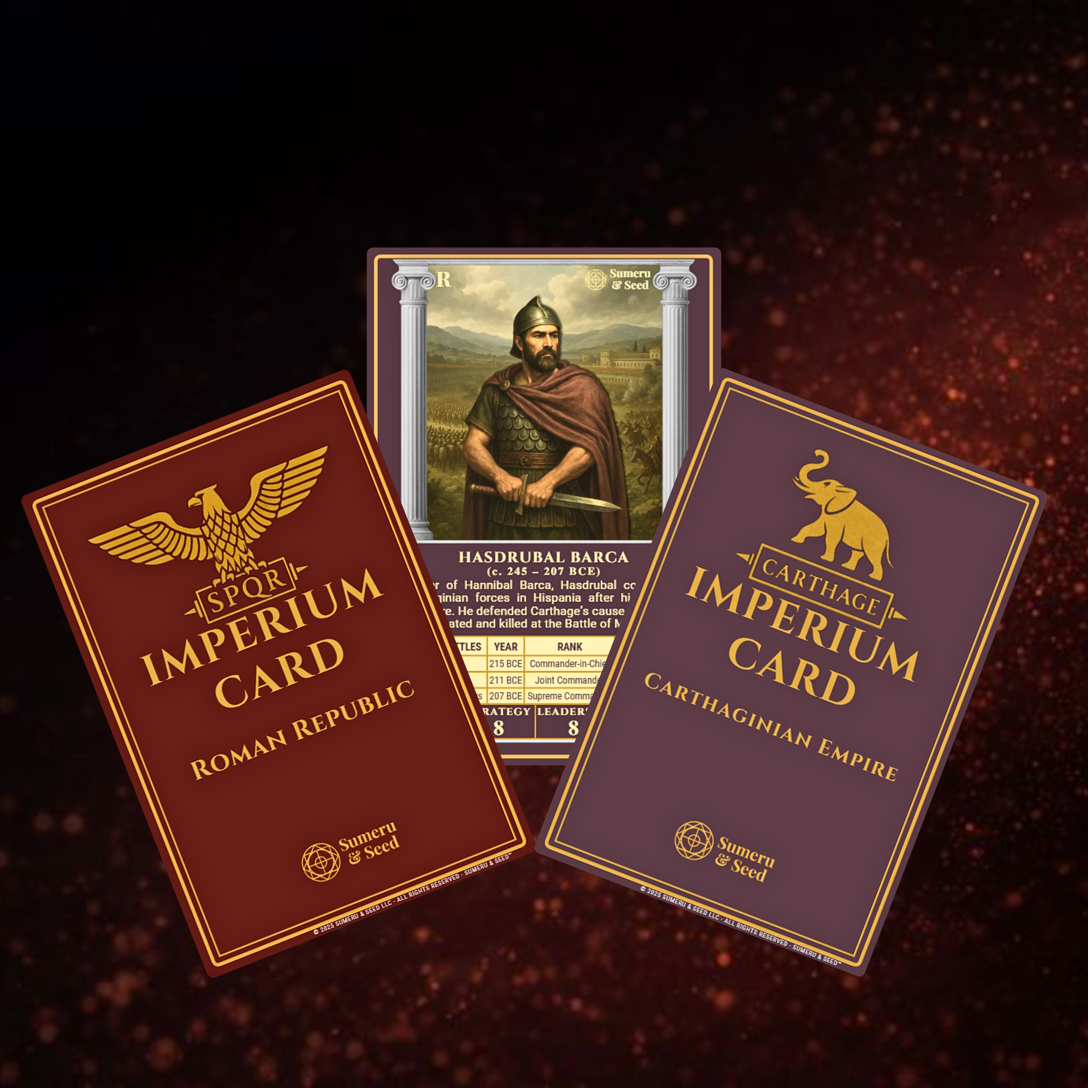Sumeru & Seed | Imperium Cards – History Forged into Cards